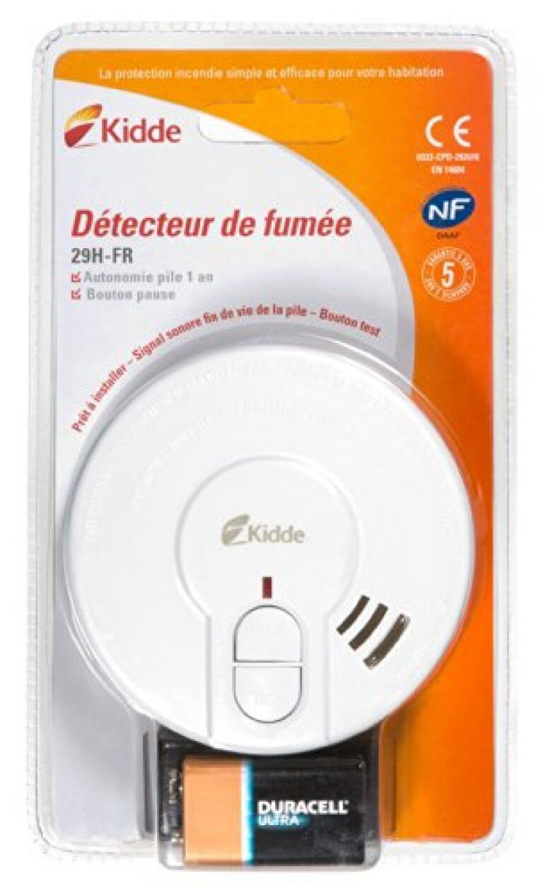 Détecteur De Fumée Test Du Kidde 29 H-FR Détecteur De Fumée Kidde 10y29